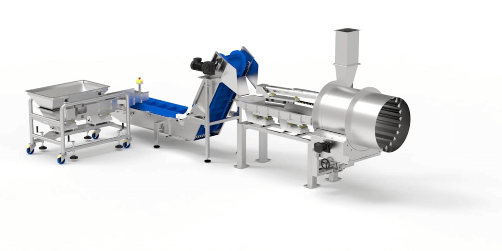 Seasoning Modular Conveyor | Food Industry | Enmin